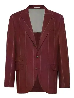 Brunello Cucinelli Cavallo Blazer - Red