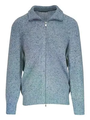 Brunello Cucinelli Zip-fastening Cardigan - Blue