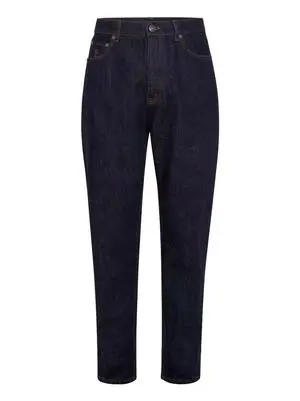 Brunello Cucinelli Logo-embroidered Jeans - Blue
