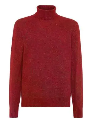 Brunello Cucinelli Knop Sweater Red