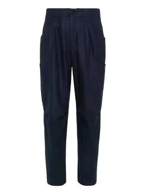 Brunello Cucinelli Pleated Tapered Trousers - Blue