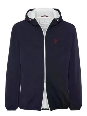 Brunello Cucinelli Zip-up Bomber Jacket - Blue