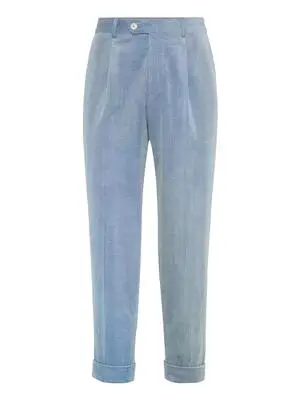 Brunello Cucinelli Pleated Trousers - Blue