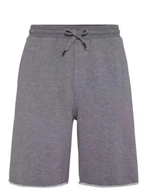 Brunello Cucinelli Cotton Track Shorts - Grey
