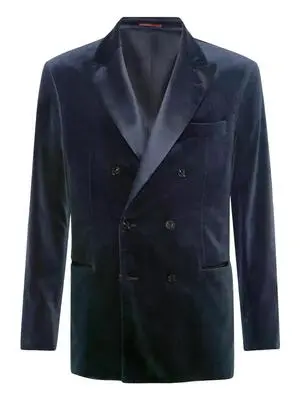 Brunello Cucinelli Tuxedo Blazer - Blue