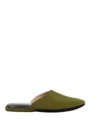 Charvet Suede Slippers - Green