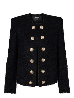 Balmain Tweed Jacket - Black