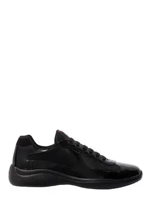 Prada Patent Leather Sneakers - Black