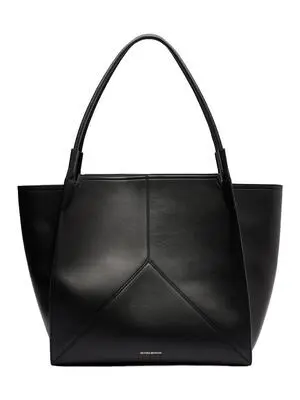 Victoria Beckham Large Leather Tote Bag - Black