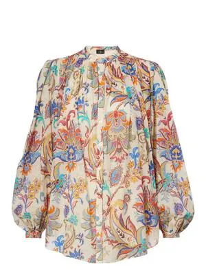 Etro Paisley Cotton Blouse - Multicoloured