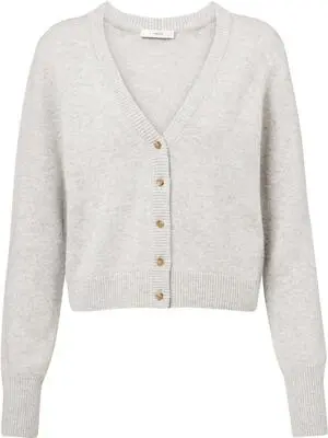 Vince Wool And Cashmere Cardigan Grey