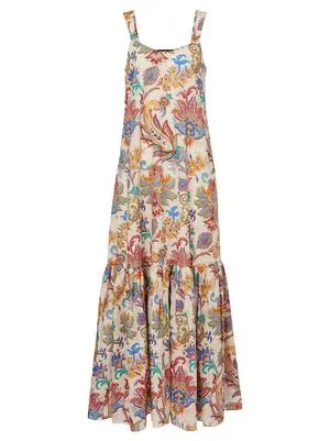 Etro Paisley Cotton Maxi Dress - Multicoloured