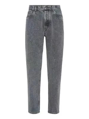 Brunello Cucinelli Logo-patch Jeans - Grey