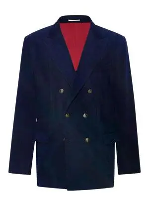 Brunello Cucinelli Corduroy Blazer - Blue