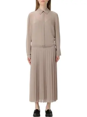 Ami Midi Dress - Beige