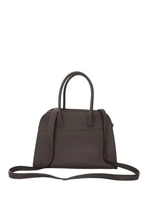 THE ROW Margaux Leather Handbag Grey