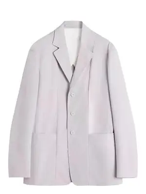 LANVIN Single-breasted Blazer - Grey