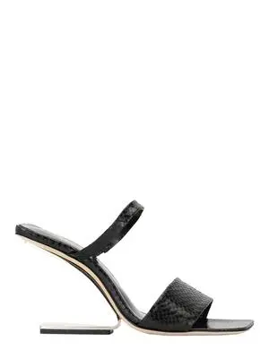 Cult Gaia René Cut-out Heel Sandals - Black