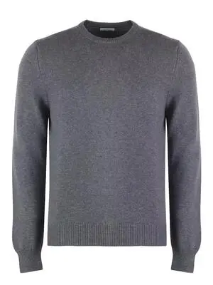 Malo Crew-neck Cashmere Sweater - Grey