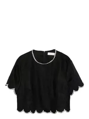 Zimmermann Crush Top - Black