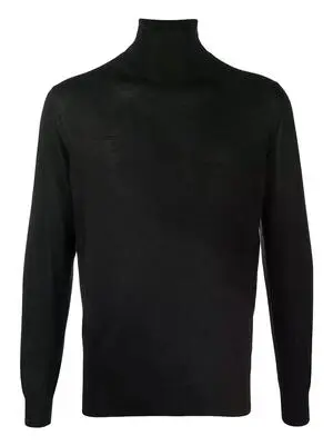 CRUCIANI Roll-neck Jumper - Black