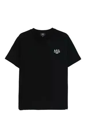 A.p.c. Rue Madame Logo T-shirt - Black