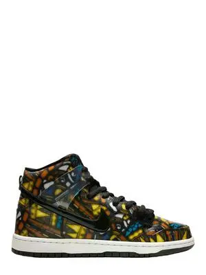 Nike X Concepts Dunk Hi Pro Sb "stained Glass" Sneakers - Black