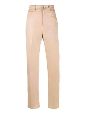 Sportmax High-waisted Straight-leg Trousers - Neutrals