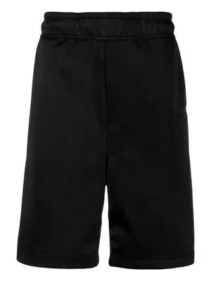 LANVIN Logo-embroidered Track Shorts - Black