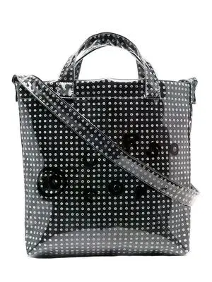 10 CORSO COMO Monogram Print Tote - Black