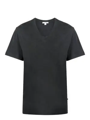 JAMES PERSE Short-sleeve V-neck T-shirt - Grey