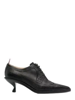 Thom Browne Longwing Brogues With Sculpted Heel - Black
