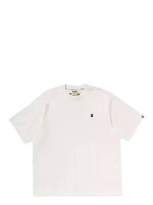 A BATHING APE Logo-print T-shirt Neutrals