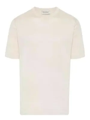 John Smedley Fine-knit Cotton T-shirt - Neutrals