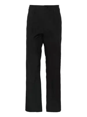 POST ARCHIVE FACTION Mid-rise Straight-leg Trousers - Black