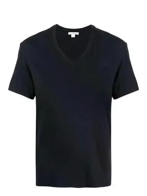 JAMES PERSE Short-sleeve V-neck T-shirt - Blue