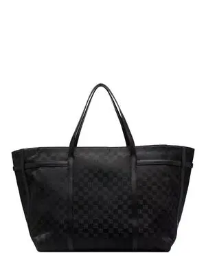 MISBHV Jacquard-monogram Tote Bag - Black