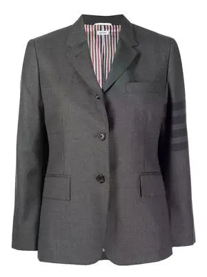 Thom Browne 4-bar Single-breasted Blazer - Grey