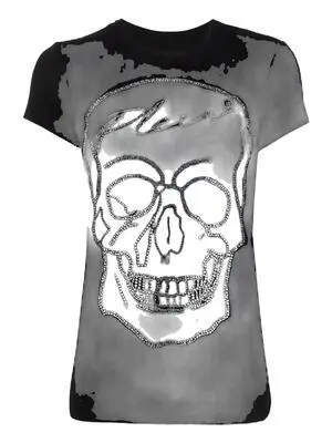 Philipp Plein Skull-detail Short-sleeved T-shirt - Black