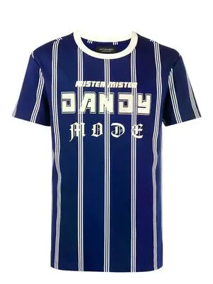 Viktor & Rolf Dandy Mode Striped T-shirt - Blue