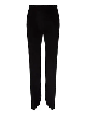 Vetements Embroidered Logo Track Pants - Black