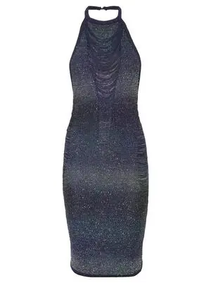 Philipp Plein Sequin-embellished Mini Dress - Blue