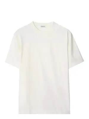 Burberry Equestrian Knight Cotton T-shirt - Neutrals