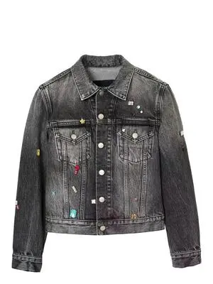 Marc Jacobs The Charm Shrunken Trucker Jacket - Black