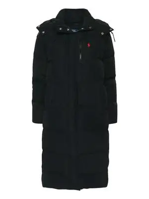 Polo Ralph Lauren Pony-embroidered Quilted Coat - Black