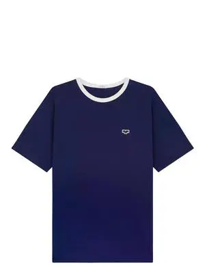FURSAC Logo-patch Organic Cotton T-shirt - Blue