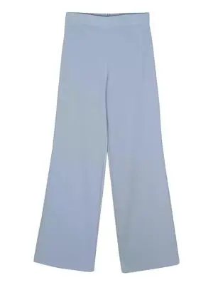 FELY CAMPO Zipped Straight Trousers - Blue