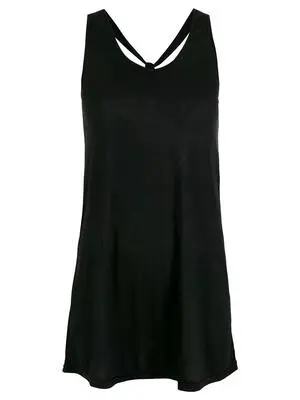 AMIR SLAMA Crossover Straps Dress - Black