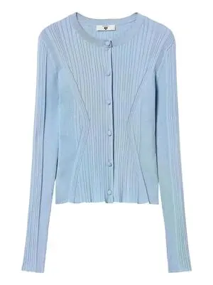 TWINSET Ribbed Cardigan - Blue