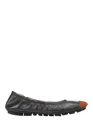 MADISON MAISON Elasticated Ballerina Shoes - Black